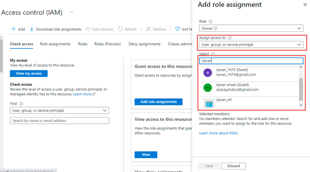 Azure RBAC Role Based Access Control Demonstration With Azure App Service
