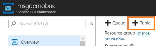 Azure Service Bus Topics