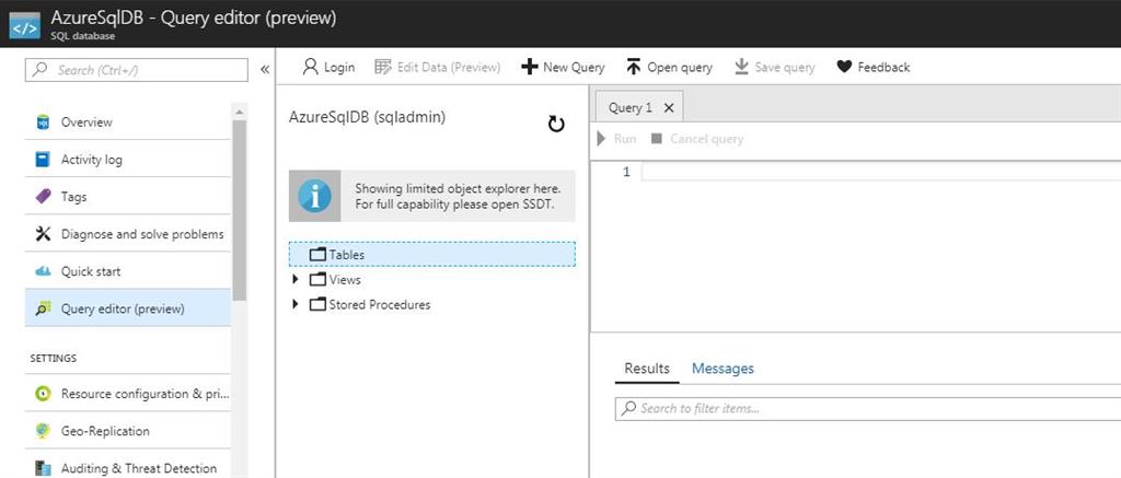 Azure Sql Database Create And Connect Sql Database In The Azure Portal