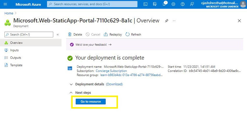 Azure Static Web Apps