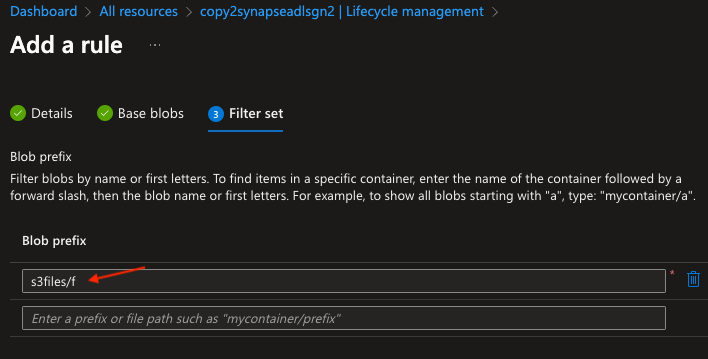 Azure Storage Lifecycle Management
