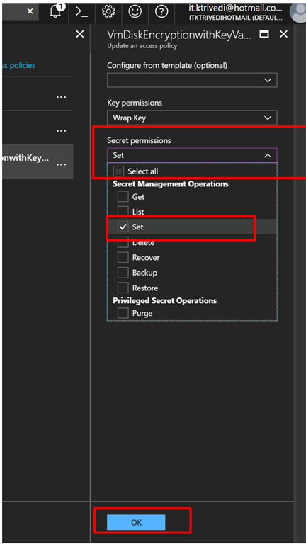 Azure Virtual Machine Disk Encryption With Azure Key-Vault