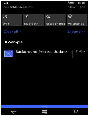 Background Task in Universal Windows Program - Part Three