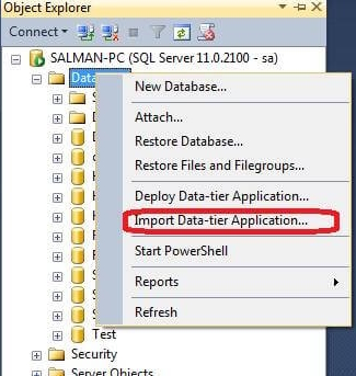 Backing Up And Restoring Database Without Using .bak File