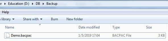 Backing Up And Restoring Database Without Using Bak File