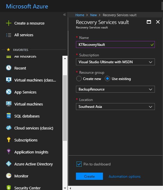 Backup And Recovery In Azure Virtual Machines
