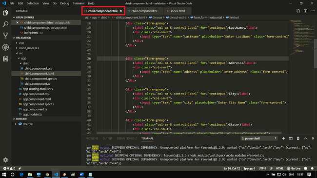 Basic Angular Form Design Using Template Driven Method