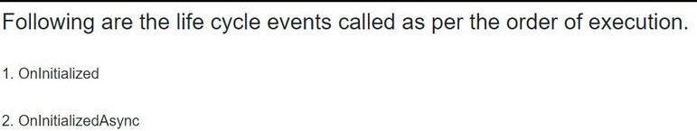 Blazor Life Cycle Events - Oversimplified