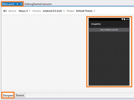 Blur An Image In Xamarin Android App Using Visual Studio 2015