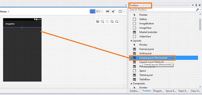 Blur An Image In Xamarin Android App Using Visual Studio 2015