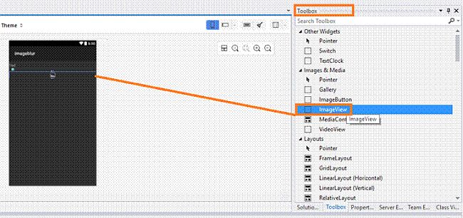 Blur An Image In Xamarin Android App Using Visual Studio 2015