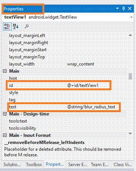 Blur An Image In Xamarin Android App Using Visual Studio 2015