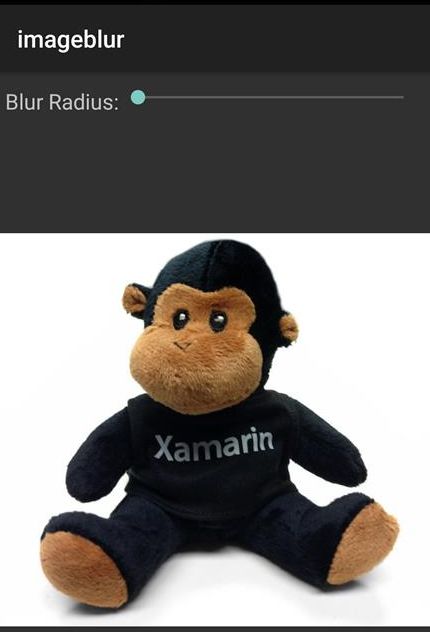 Blur An Image In Xamarin Android App Using Visual Studio 2015