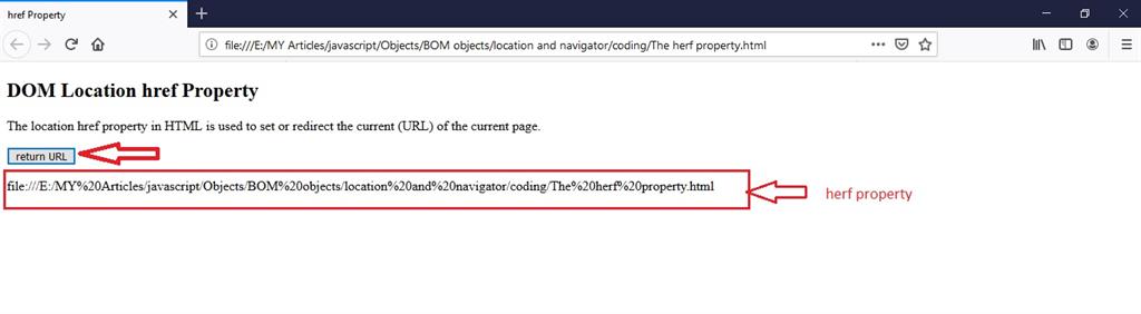 BOM Location Object In JavaScript