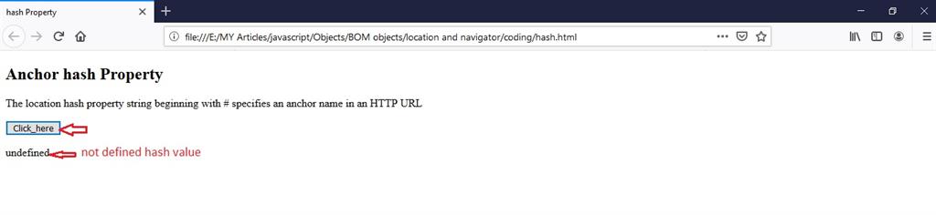 BOM Location Object In JavaScript
