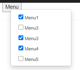 Bootstrap Dropdown Menu