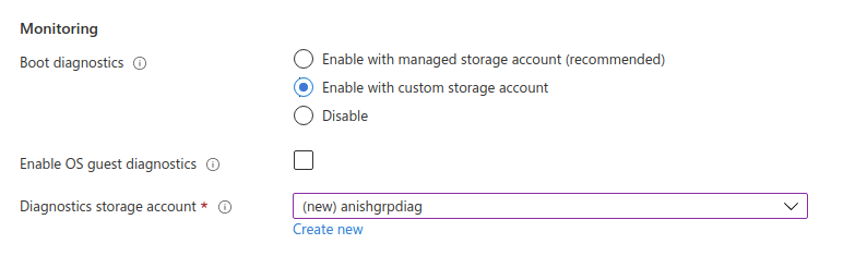 Boot Diagnostic And Serial Console For Azure VM