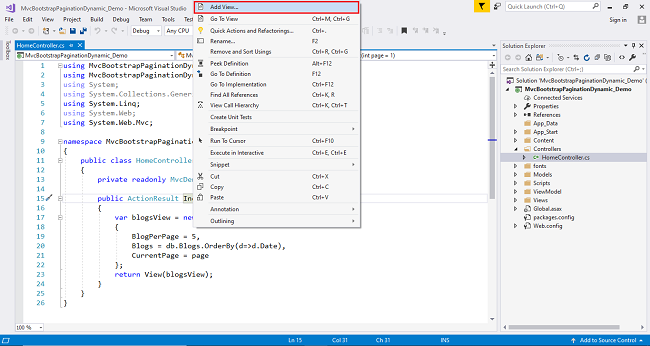 Bootstrap Pagination Dynamically In Aspnet Mvc 6906