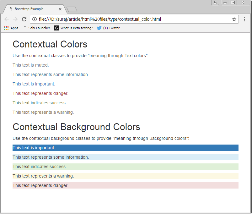 Bootstrap Typography 