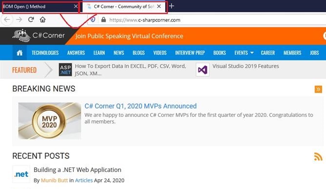 BOM Windows Object Methods and Properties in JavaScript