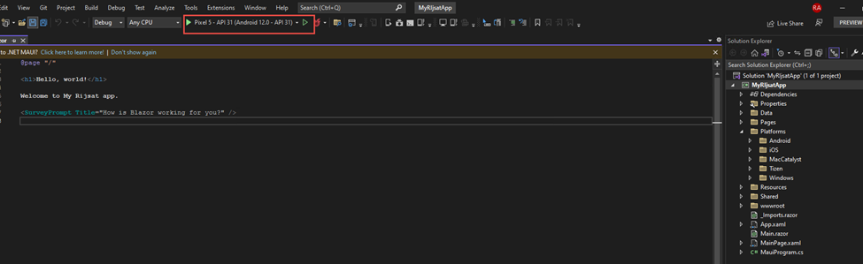 Build A Blazor Hybrid App with .NET MAUI for Cross-Platform Application