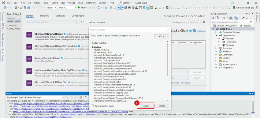 Build a CRUD App in .NET 8 MVC Using Dapper and Repository Pattern