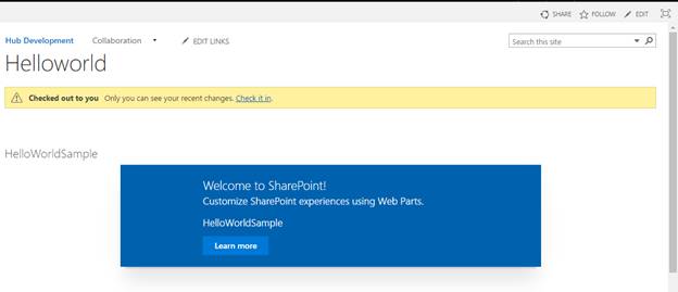 Build And Deploy The Client Side Web Part (SPFx) In SharePoint Online