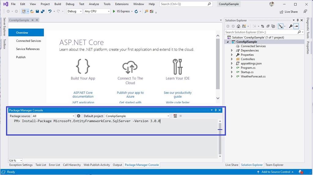 Build an ASP.NET Core API Using the Existing Database