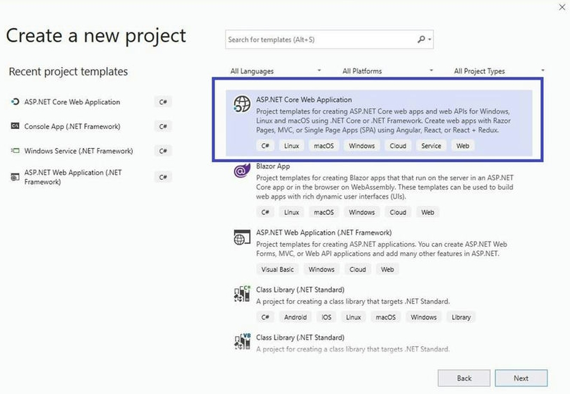 Build ASP.NET Core API Using Existing Database