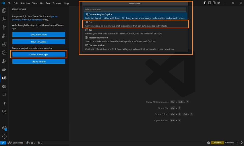 Build Microsoft Teams Bot Extension Using TypeScript