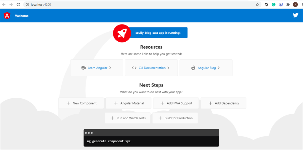 Build Simple Blog Using Angular + Scully + Materialize + Netlify