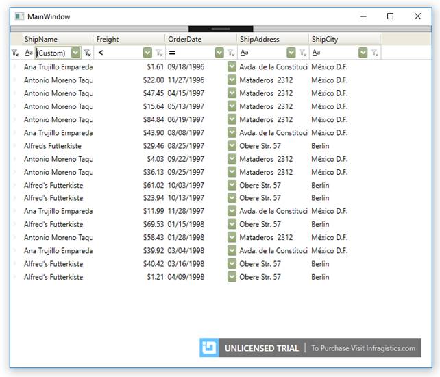 Building A Data Driven App Using Wpf Xamdatagrid 4067