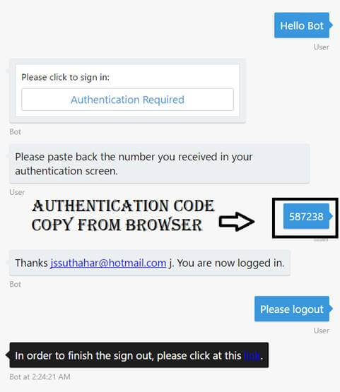 Building Bot Application With Azure Ad Login Authentication Using Authbot