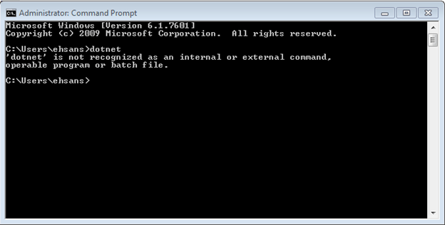 Building First Console Application Using Command Prompt In Net Core 20