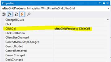 Building Windows Forms Data Driven App Using UltraGrid
