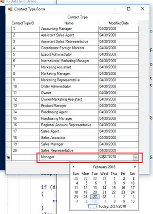 Building Windows Forms Data Driven App Using UltraGrid