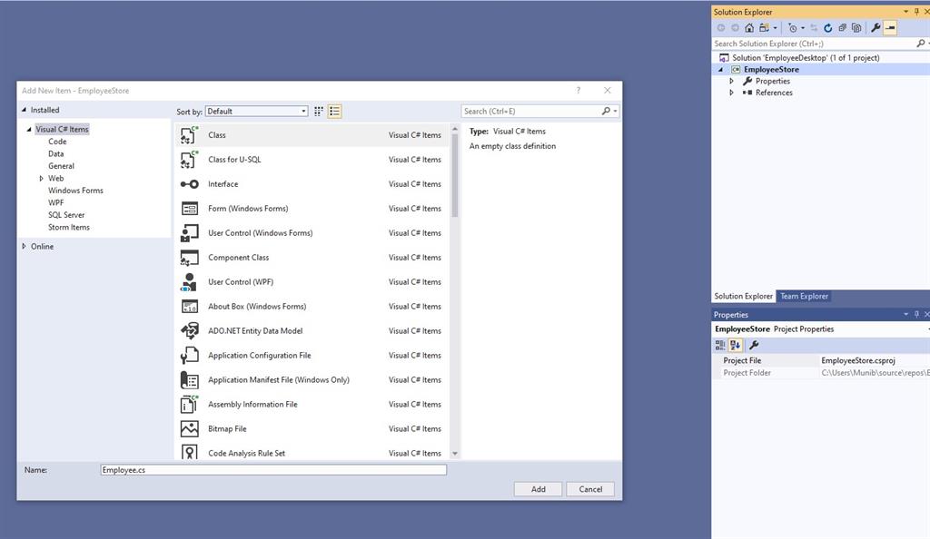 Building a .NET Desktop Application