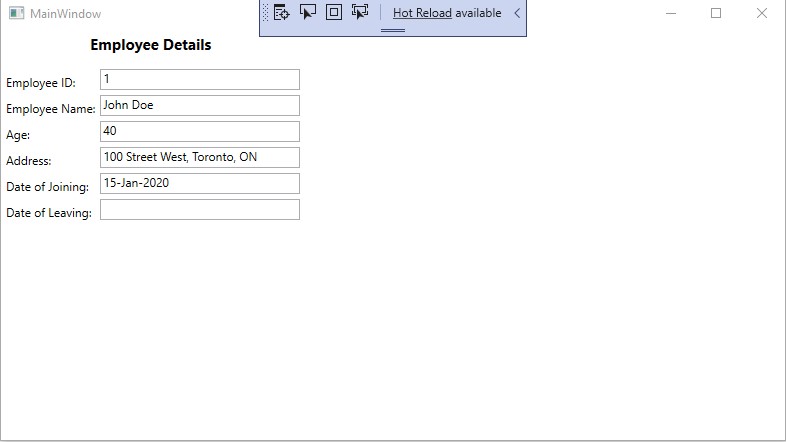 Building a .NET Desktop Application