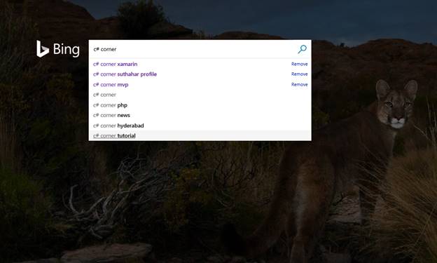 Building Xamarin Mobile Application With Bing AutoSuggest Using Cognitive Services