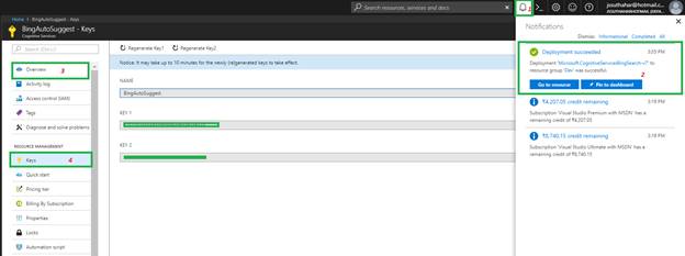 Building Xamarin Mobile Application With Bing AutoSuggest Using Cognitive Services