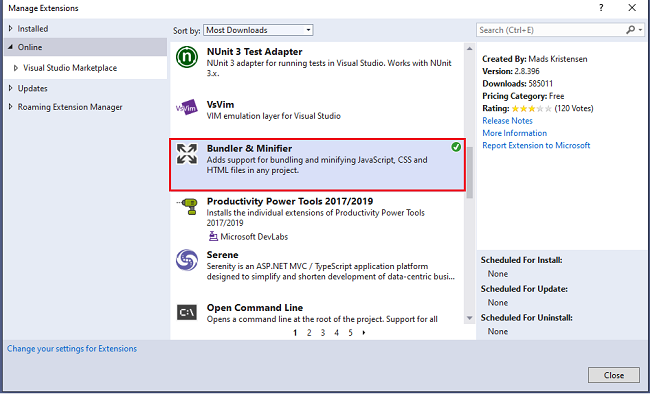Bundling And Minification In Asp Core 3 0
