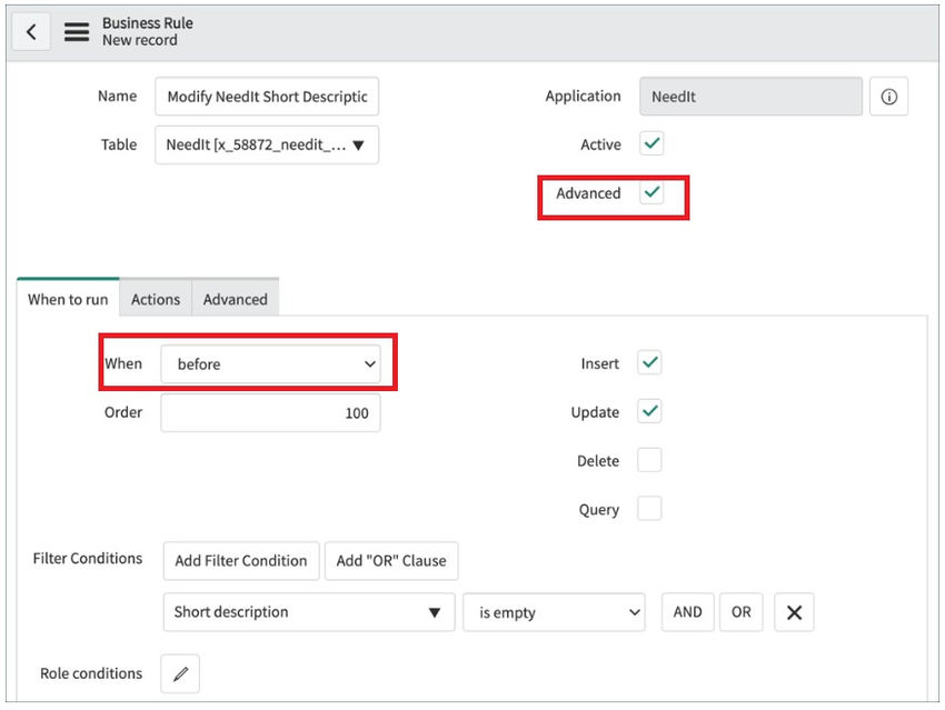 Business Rules in ServiceNow and Its Automation Potentials