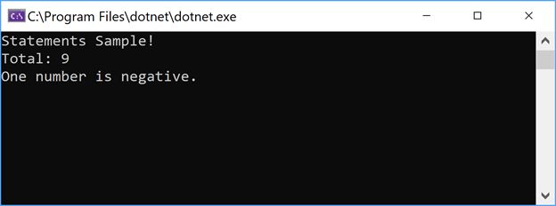 C# If Else Statement