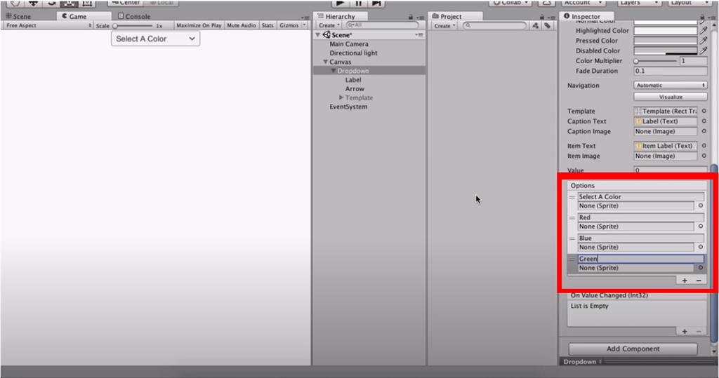C# Using Dropdown Menu To Change Background Color With Switch Statement