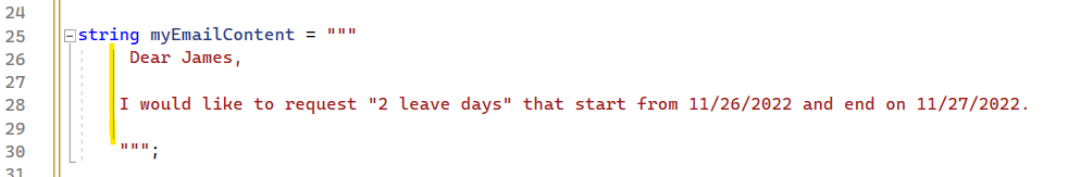 C#11 Features - Raw String Literals C#11 Features - Raw String Literals