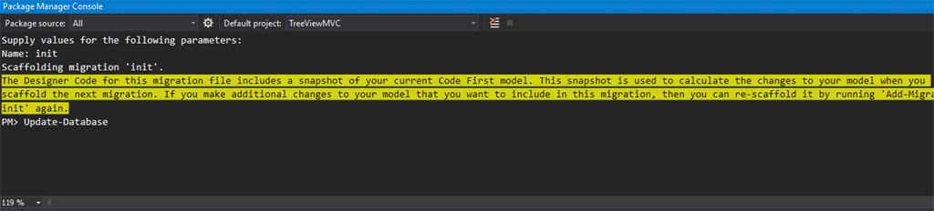 Creating TreeView For MVC 5