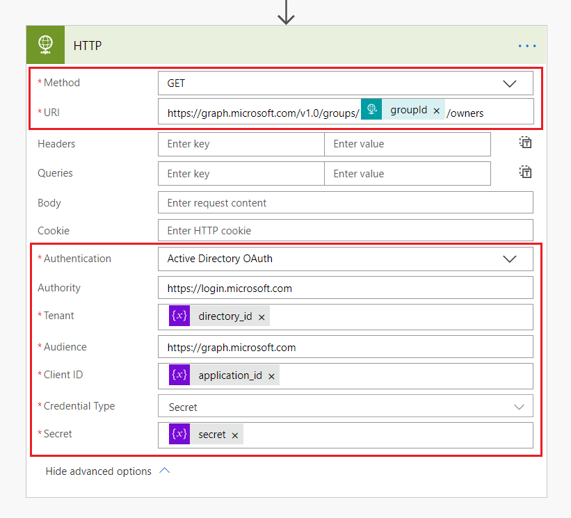 Calling Graph API From Power Automate Flow