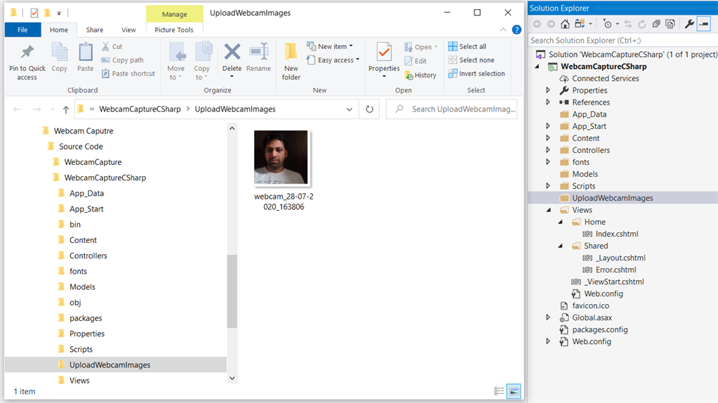 Capture Image From Webcam Video Using HTML5 Using JavaScript And Upload ...