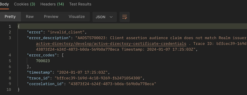 Certificate Based Authentication In Azure Ad App Registration Using Postman