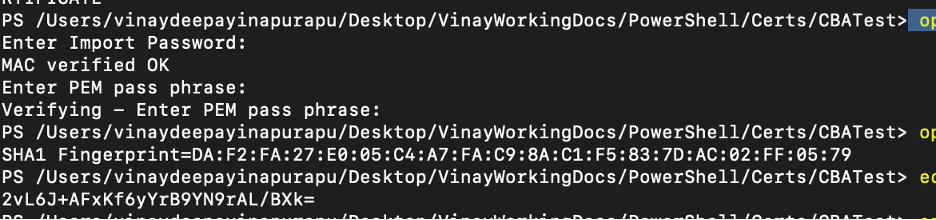 Certificate Based Authentication In Azure Ad App Registration Using Postman